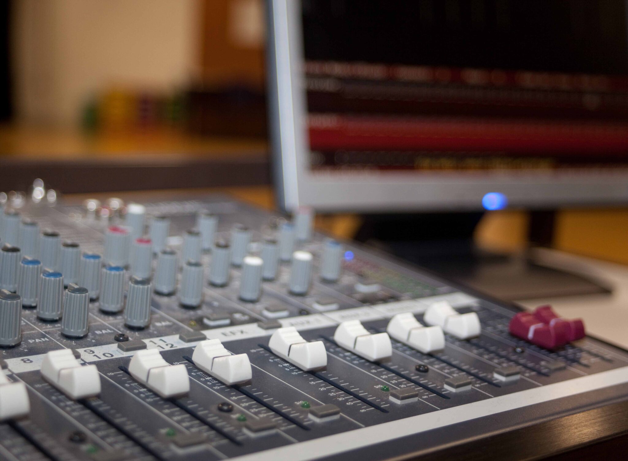 Sound desk Drama Studio - Bridgewater School