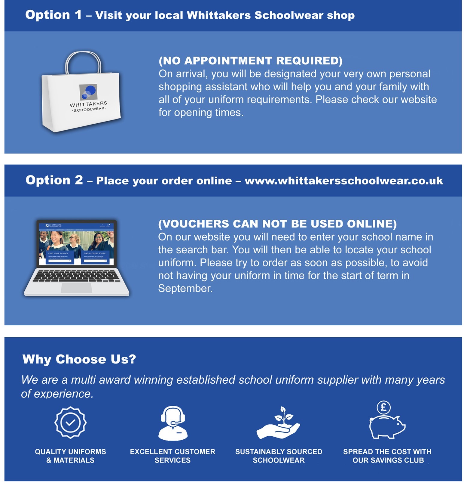 How to purchase uniforms E-Leaflet 2023 (002) - Bridgewater School
