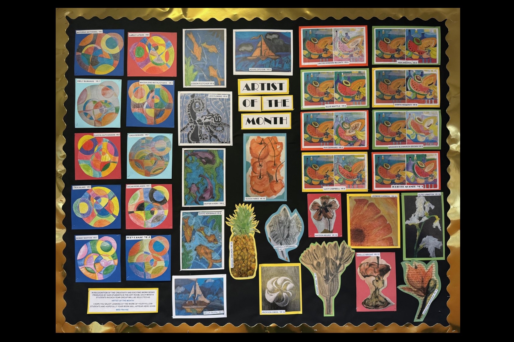 Celebrating creativity: Artist of the Month - Bridgewater School