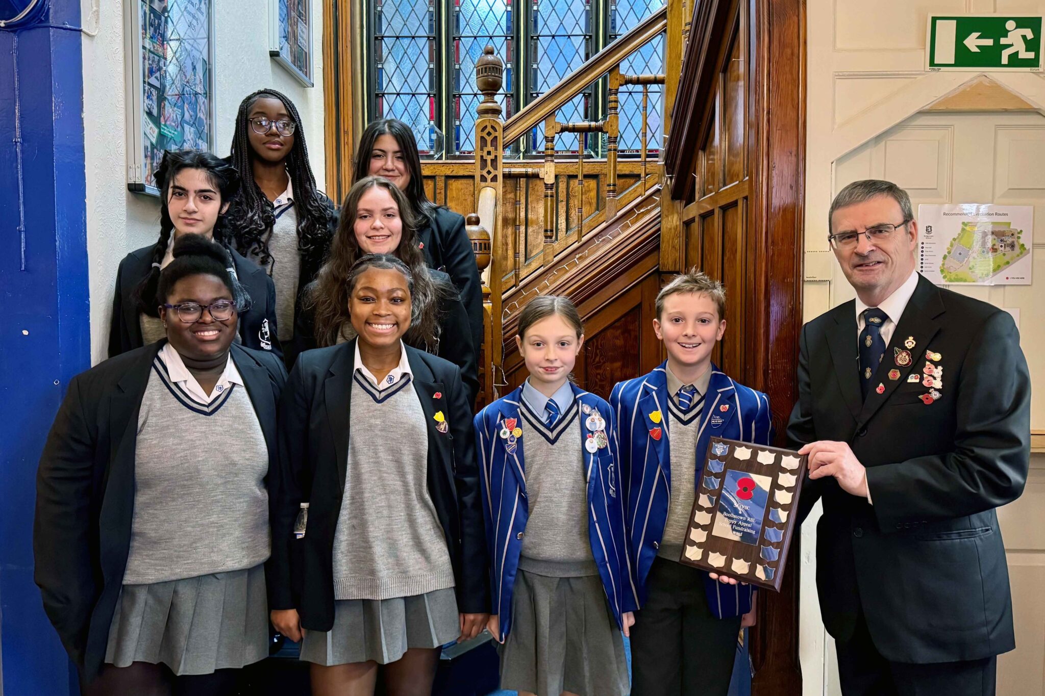 Bridgewater honoured by Royal British Legion - Bridgewater School